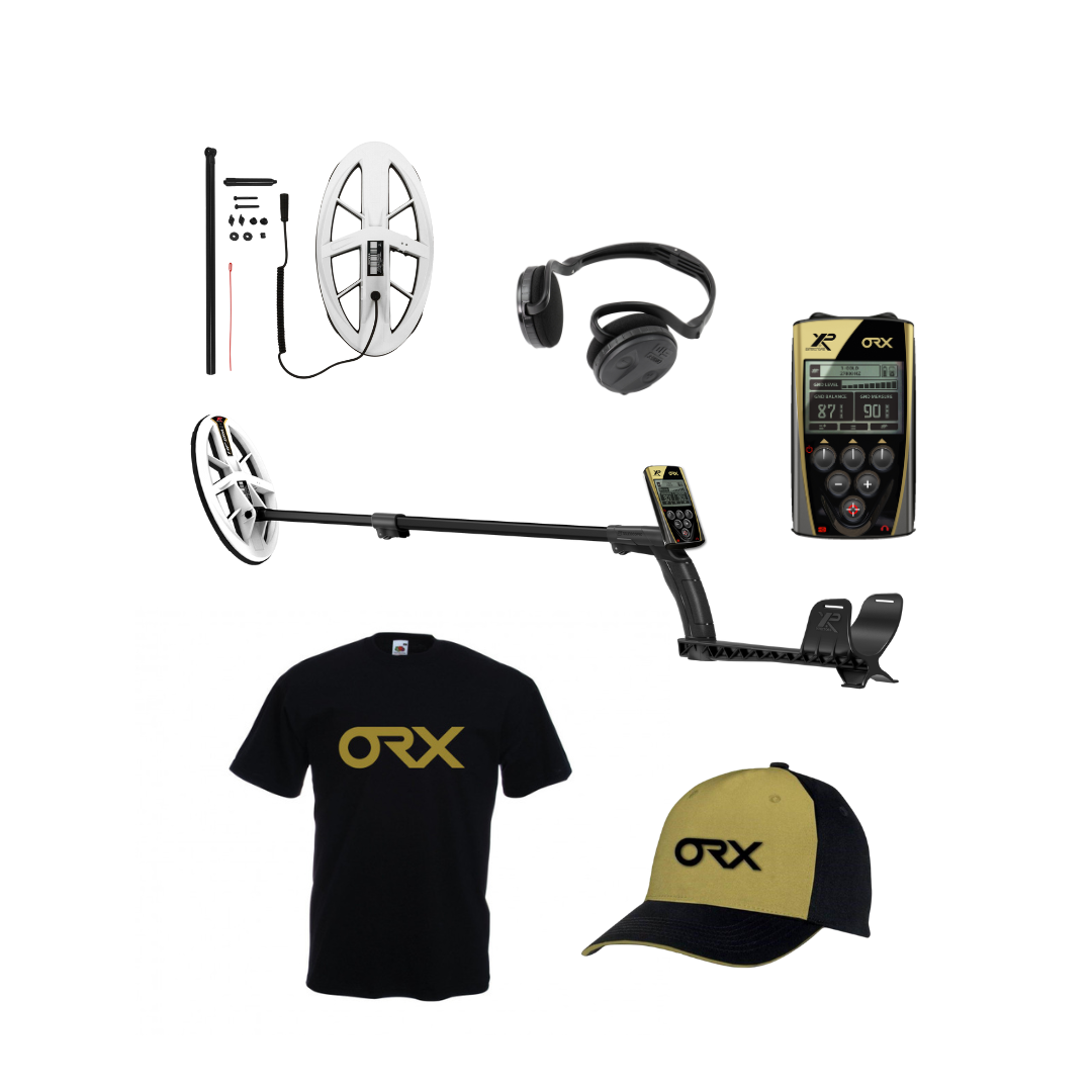 XP ORX Metal Detector with Elliptical 9.5” HF Coil and Pointer ...