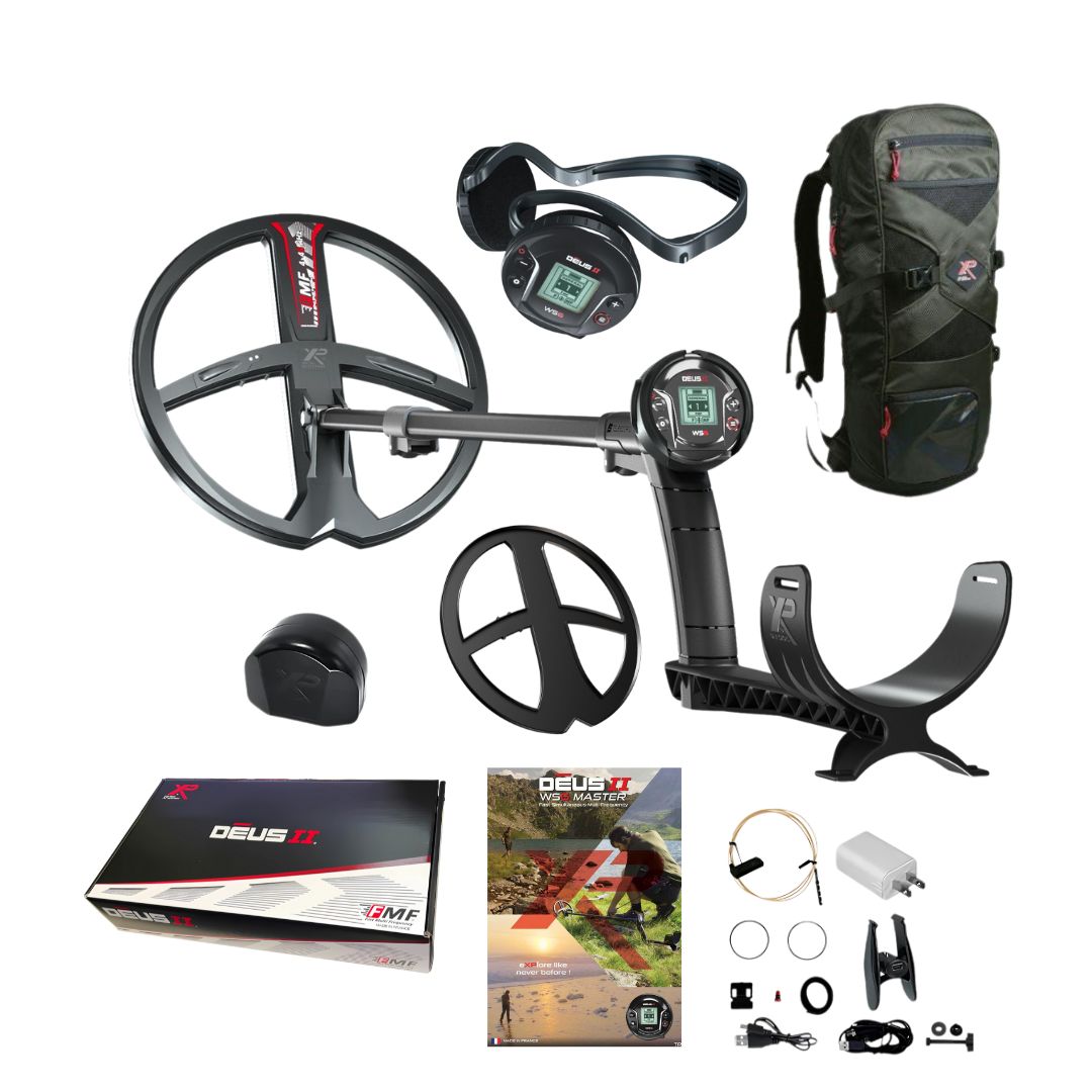 XP DEUS II WS6 Master FMF Metal Detector + FREE Backpack – Destination ...