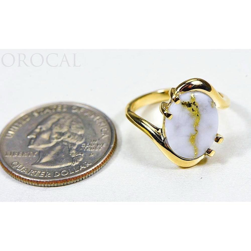 Orocal Gold Quartz Ladies Ring RL994LQ – Destination Gold Detectors LLC