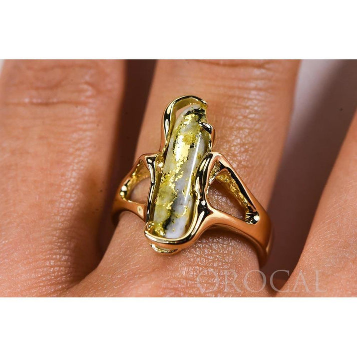 Orocal Gold Quartz Ladies Ring RL999Q – Destination Gold Detectors LLC