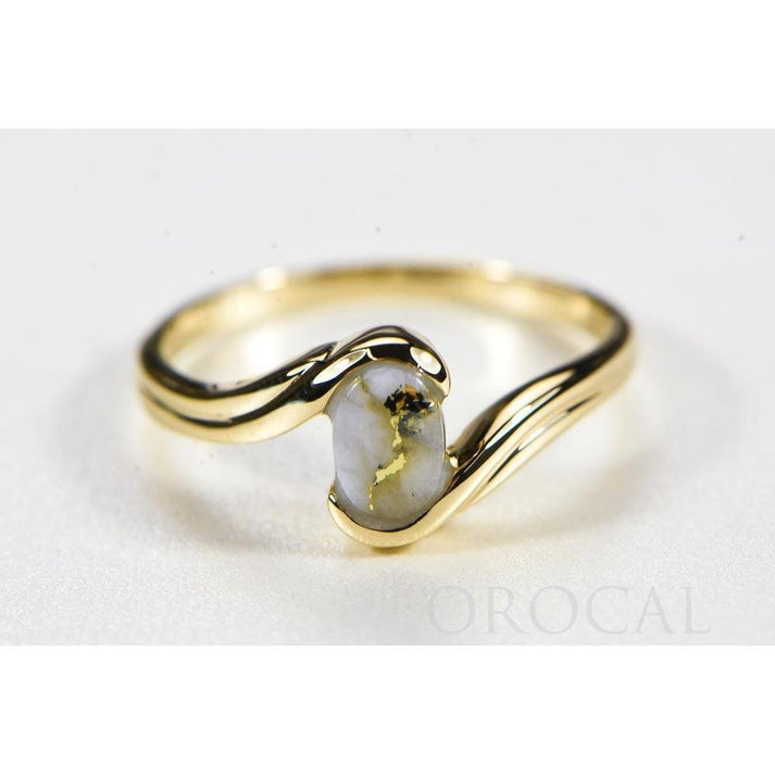 Orocal Gold Quartz Ladies Ring RLJ30Q – Destination Gold Detectors LLC