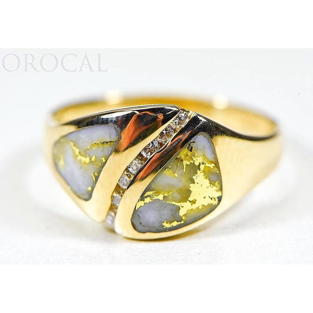 Orocal Gold Quartz Ladies Ring with Diamonds RL1071DQ – Destination ...