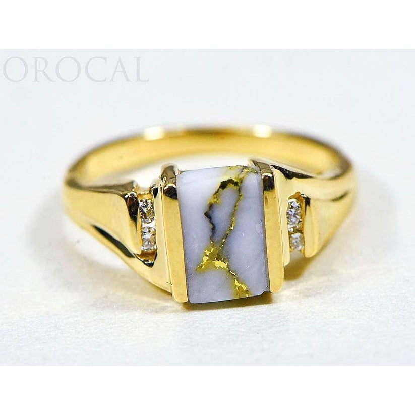 Orocal Gold Quartz Ladies Ring with Diamonds RL743D6Q – Destination ...