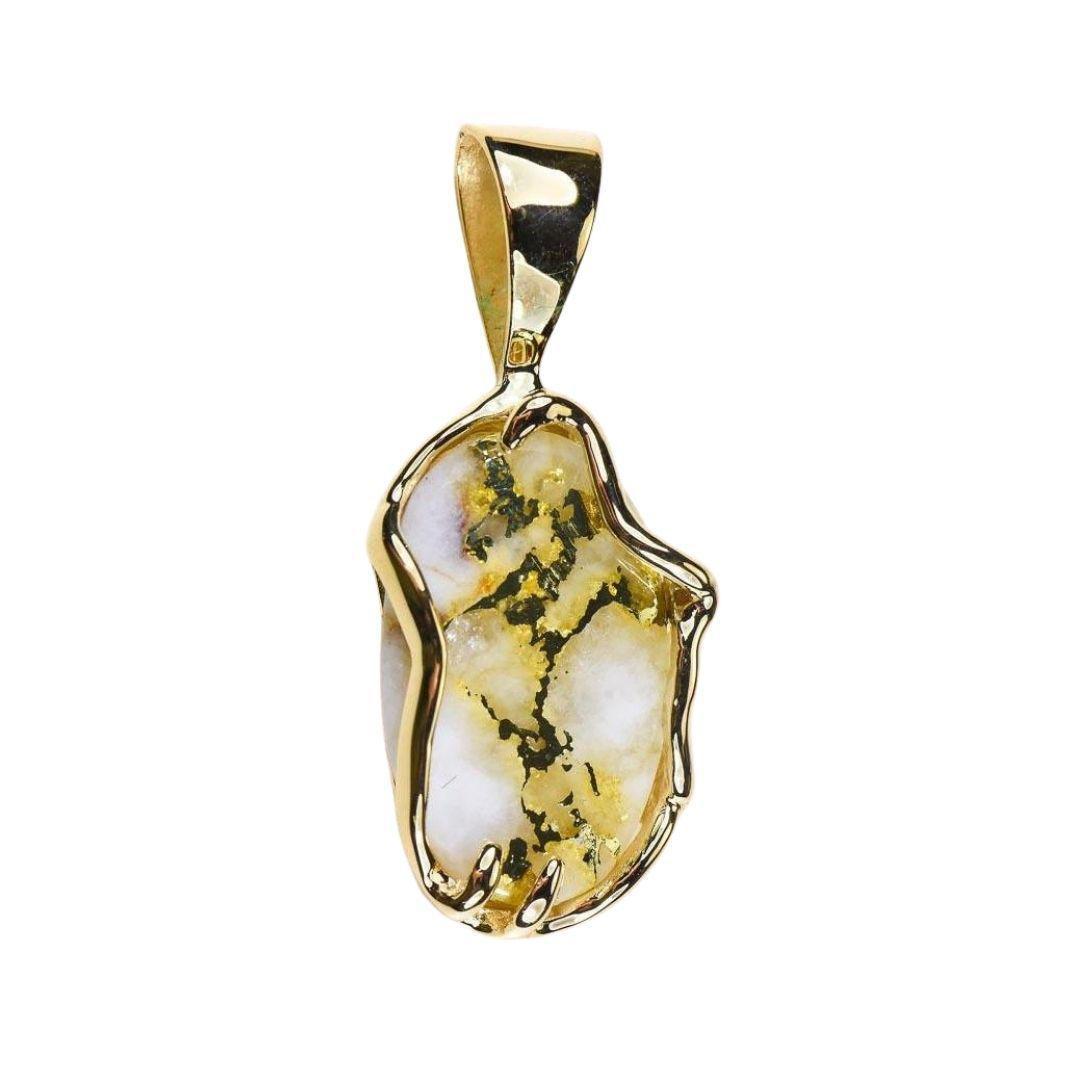 Orocal Gold Quartz Pendant PRL232XLQ – Destination Gold Detectors LLC