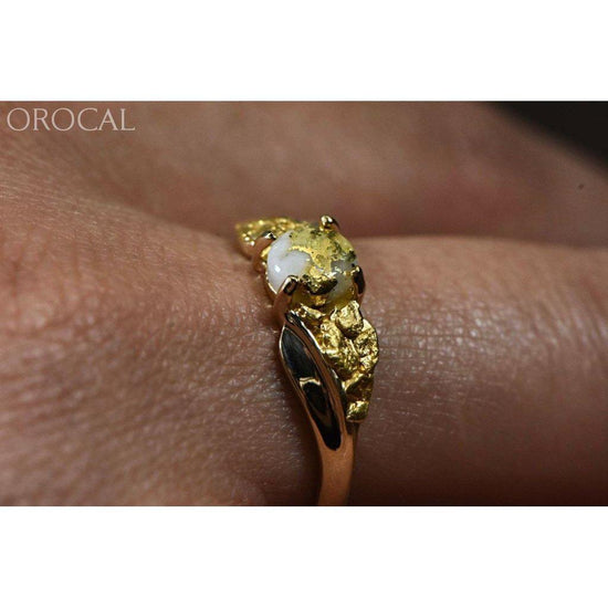 Orocal Gold Quartz Ring RLDL14Q6MM – Destination Gold Detectors LLC