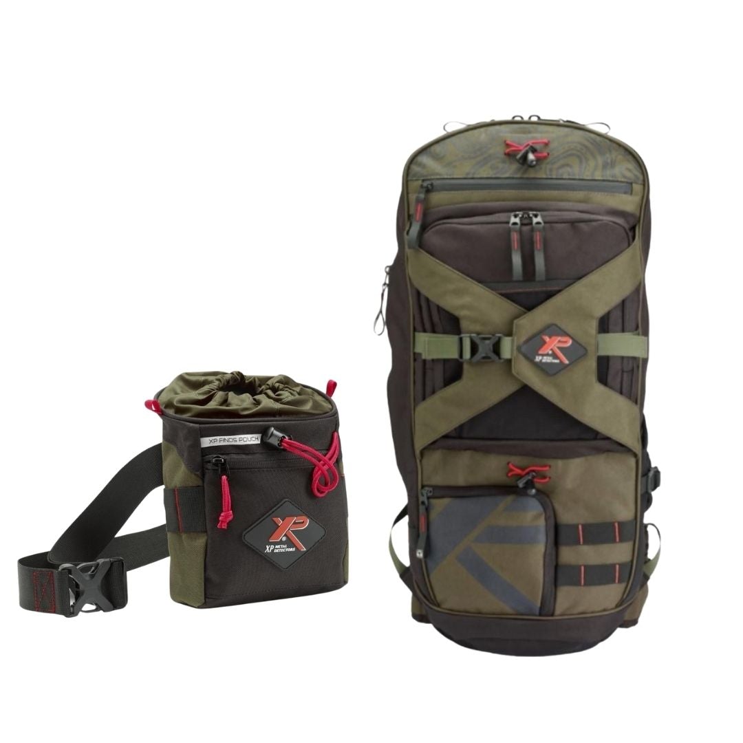 XP Backpack 280 Metal Detector Bag + XP Finds Pouch – Destination Gold ...